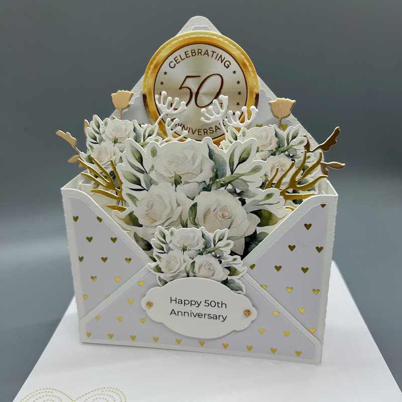 Heart 50th Anniversary - Etsy