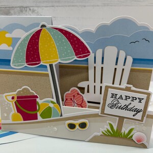 Birthday Card, Stepper Ocean Scene Stepper Card - Etsy