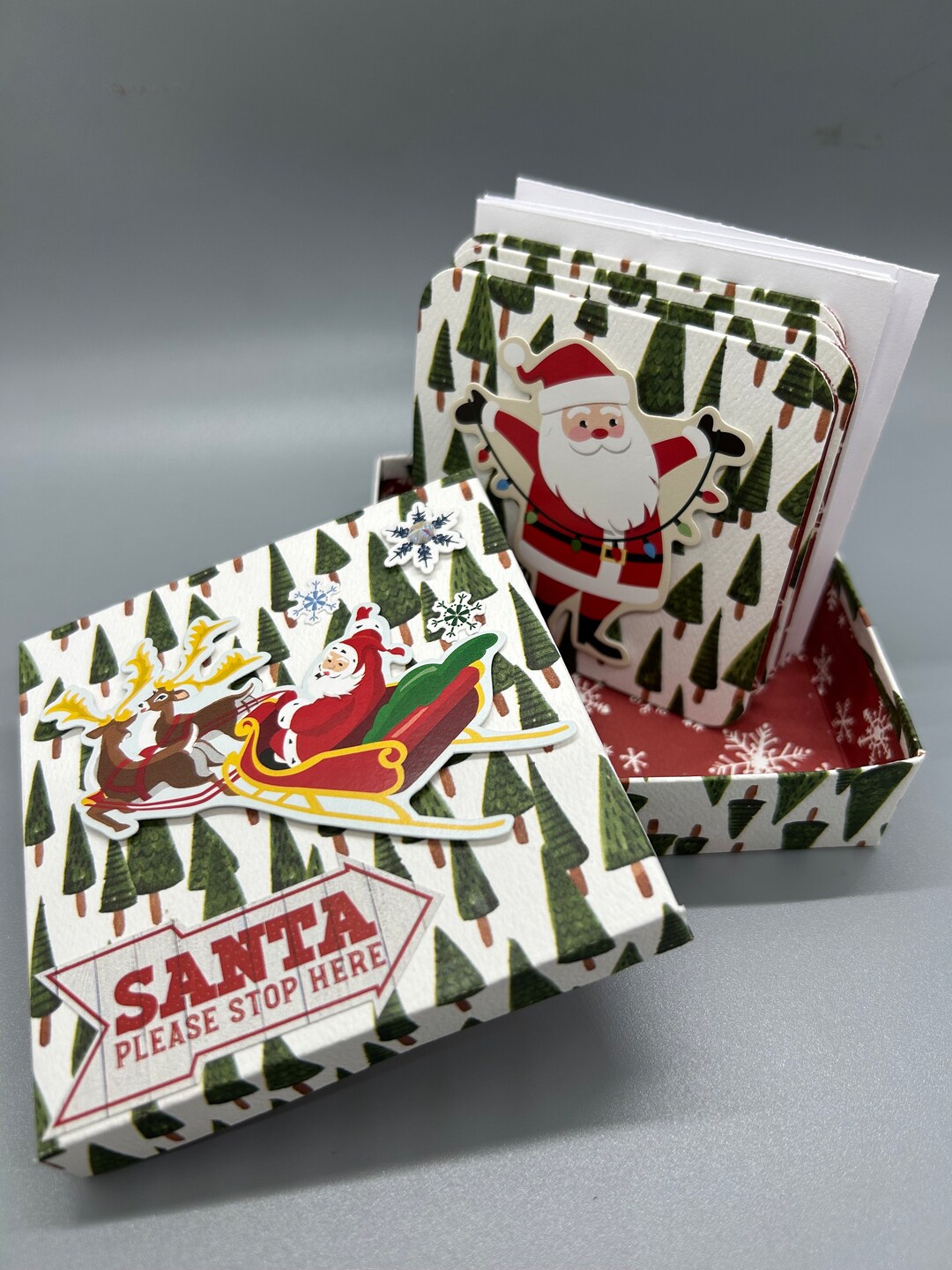 Christmas Mini Notecards With Matching Box - Etsy