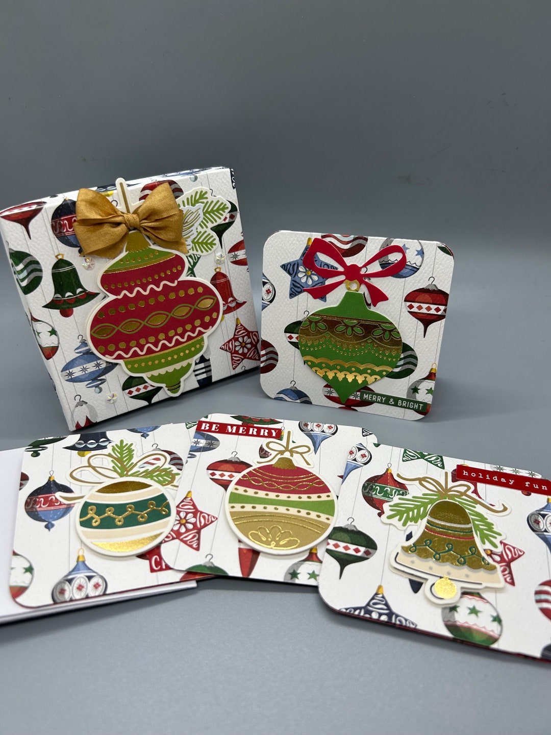 Christmas Mini Notecards With Matching Box - Etsy