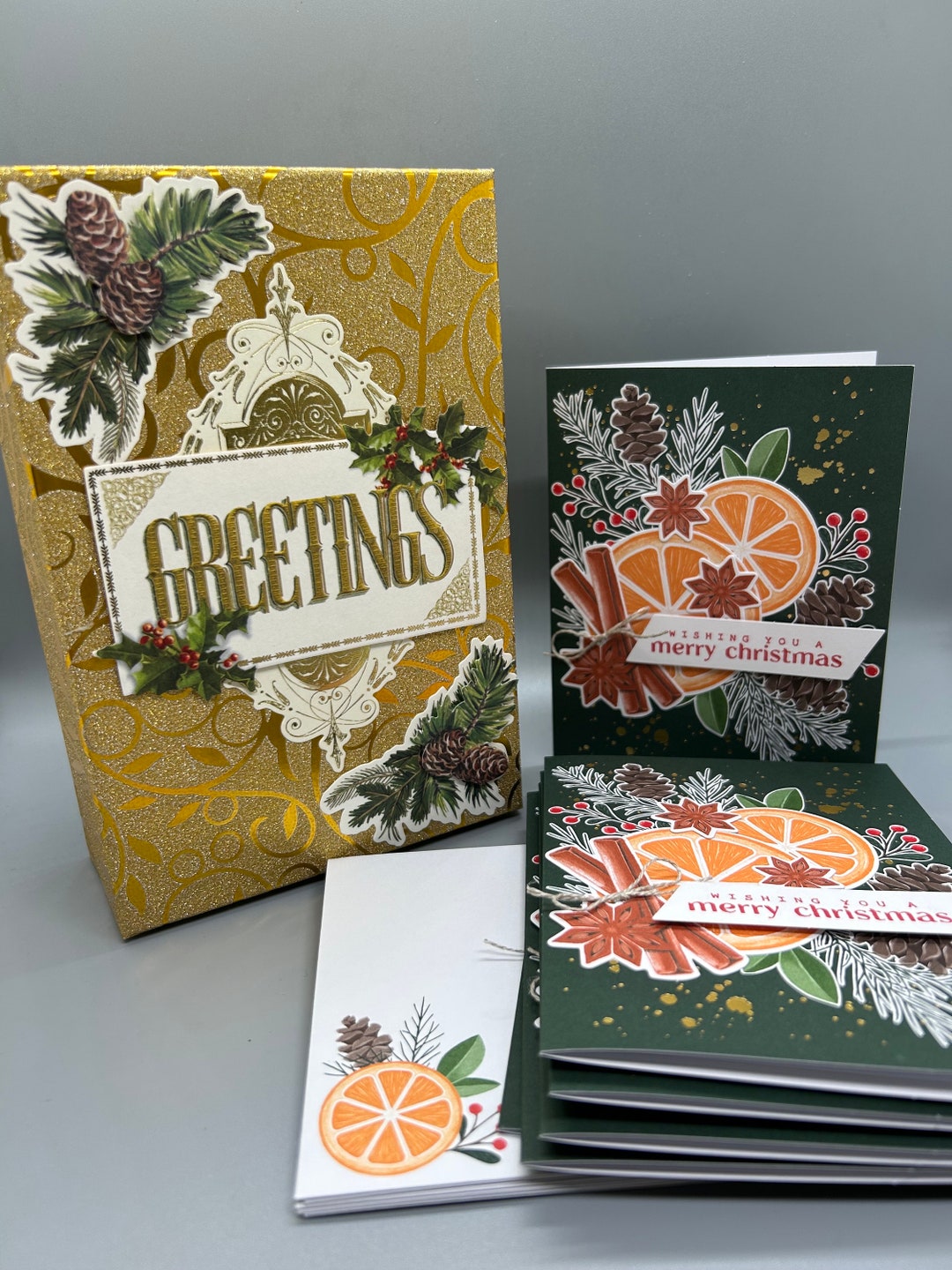 Christmas Boxed Set of Greeting Cards - Etsy
