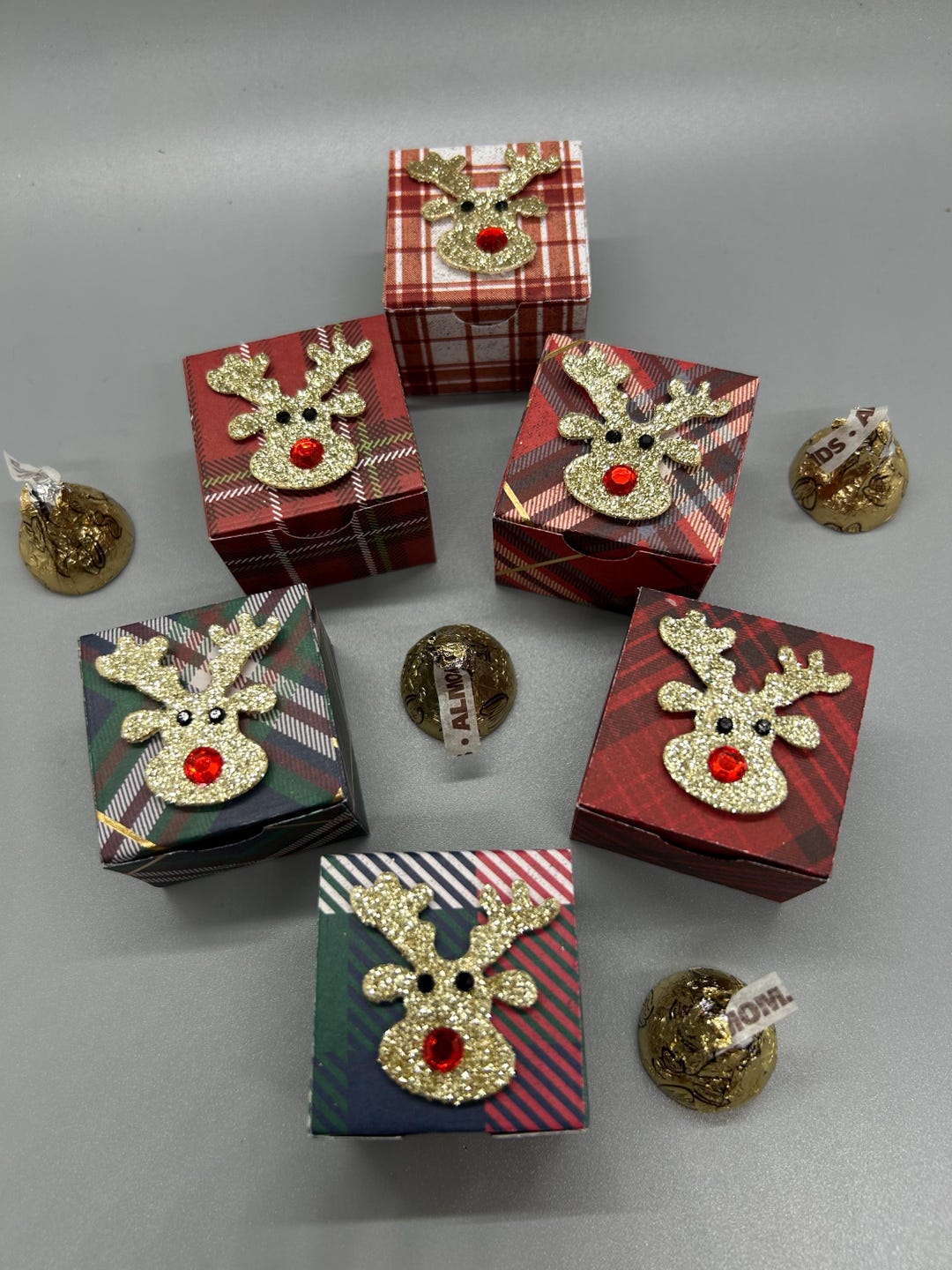 Mini Gift Boxes, Set of 6 Christmas Themed Party Favors - Etsy