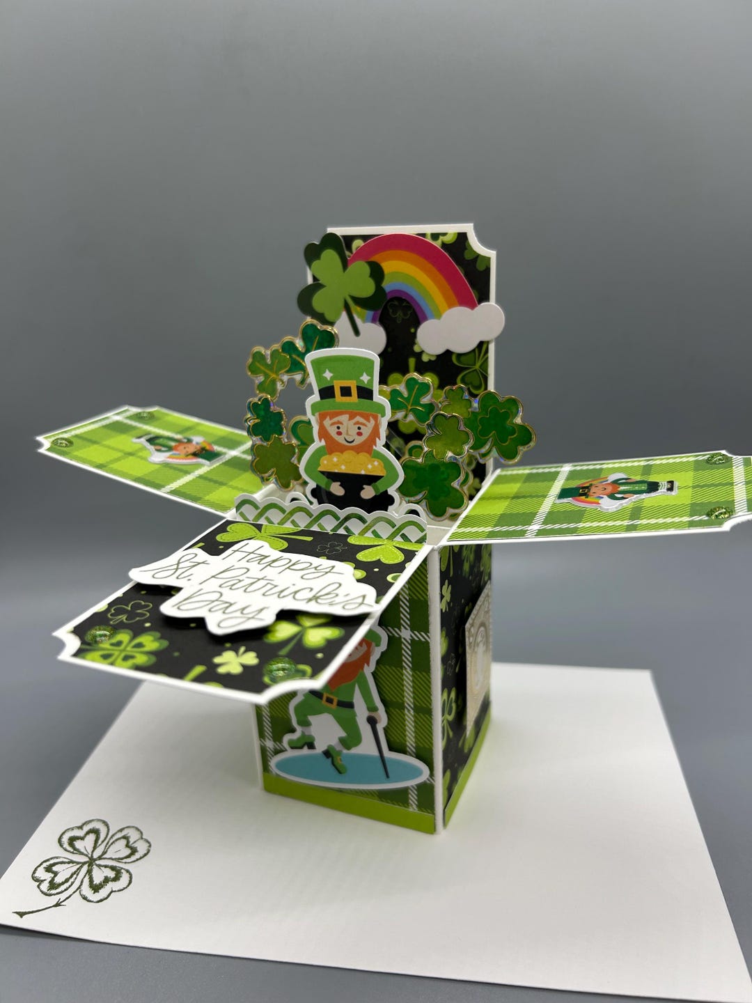 St Patricks Day Card, St Patrick's Day Popup Card - Etsy