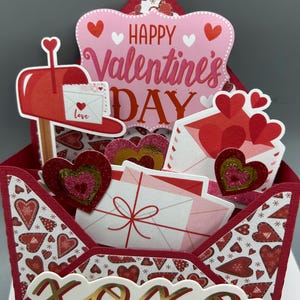 Valentine Card, Love Letters Valentine Popup Card - Etsy