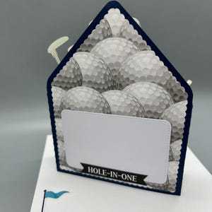 Birthday Card, Mini Golf Birthday Popup Card, Putt-putt Birthday Card ...