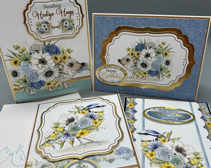 Assorted Cards, Set of 4 Assorted Greeting Cards - Etsy