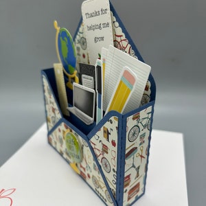 Teacher Appreciation Card, Teacher Popup Card - Etsy