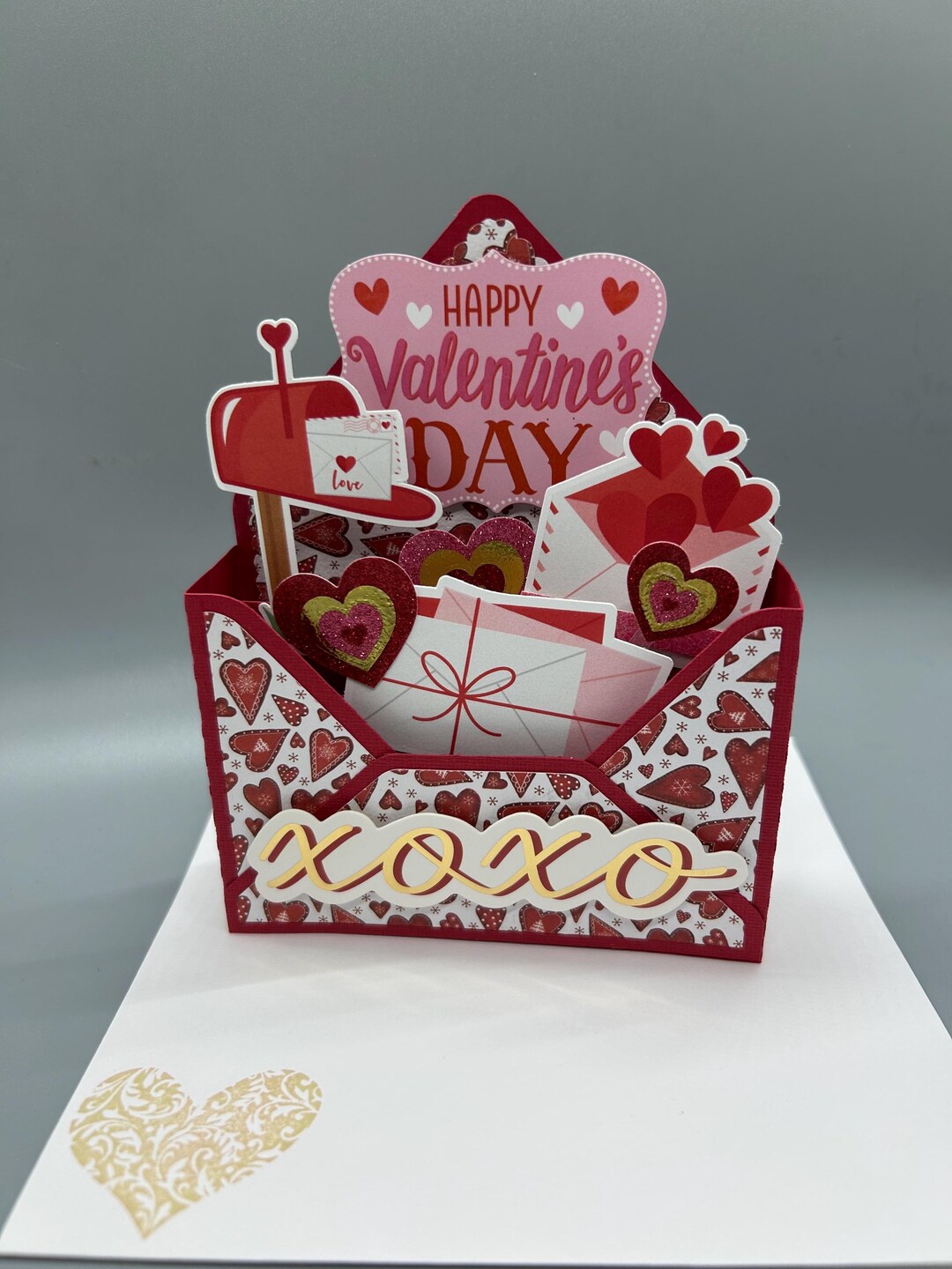 Valentine Card, Love Letters Valentine Popup Card - Etsy