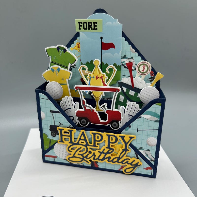 Handmade Golf Card - Etsy