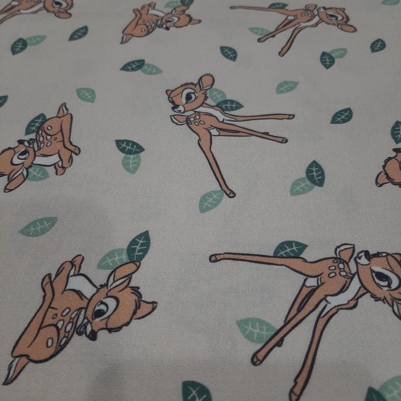 Licensed Bambi Disney Fabric by the Yard - Etsy