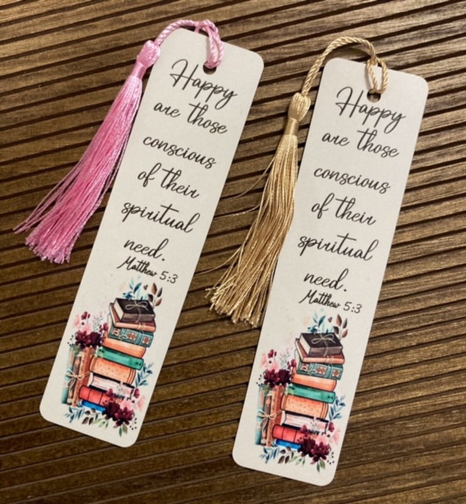 JW Bookmark | Metal Bookmark | Matthew 5:3 | JW Gift | Tassel - Etsy