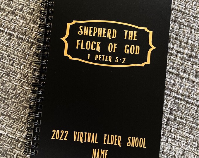 2022 Virtual Elder School Notebook | JW | Gift - Etsy