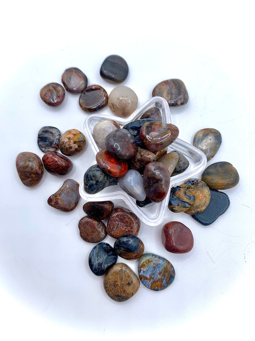 10g Rare PIETERSITE Tumbled & Polished Tiny Chip Stones, Hawks Eye ...