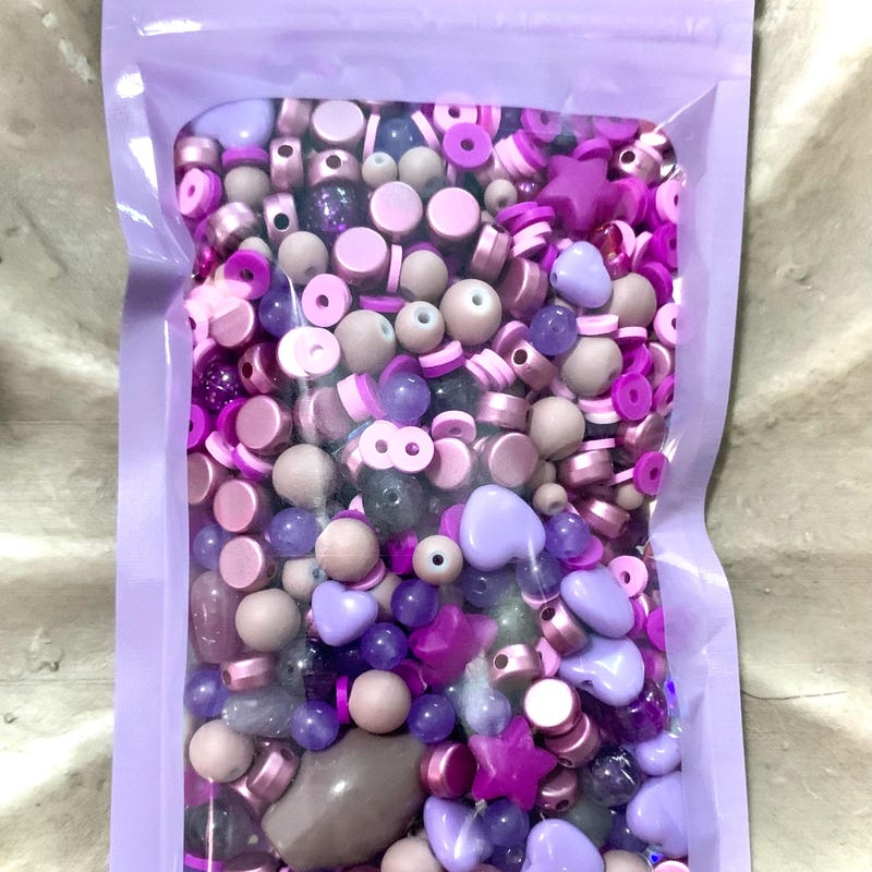 Purple Beads - Etsy