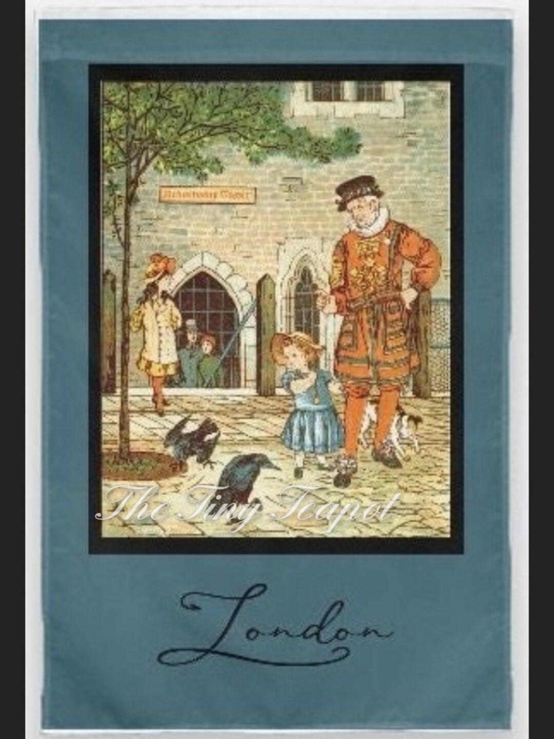 Tower of London Vintage Garden Flag, Beefeater, Yeoman Warder, UK ...