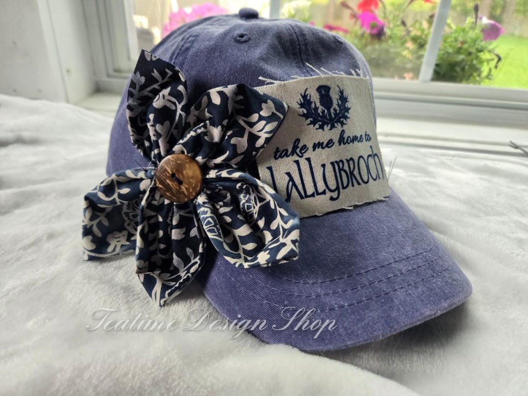 Outlander Hat, Lallybroch Fan Gift, Sassenach, Embelished Cap, Rustic ...