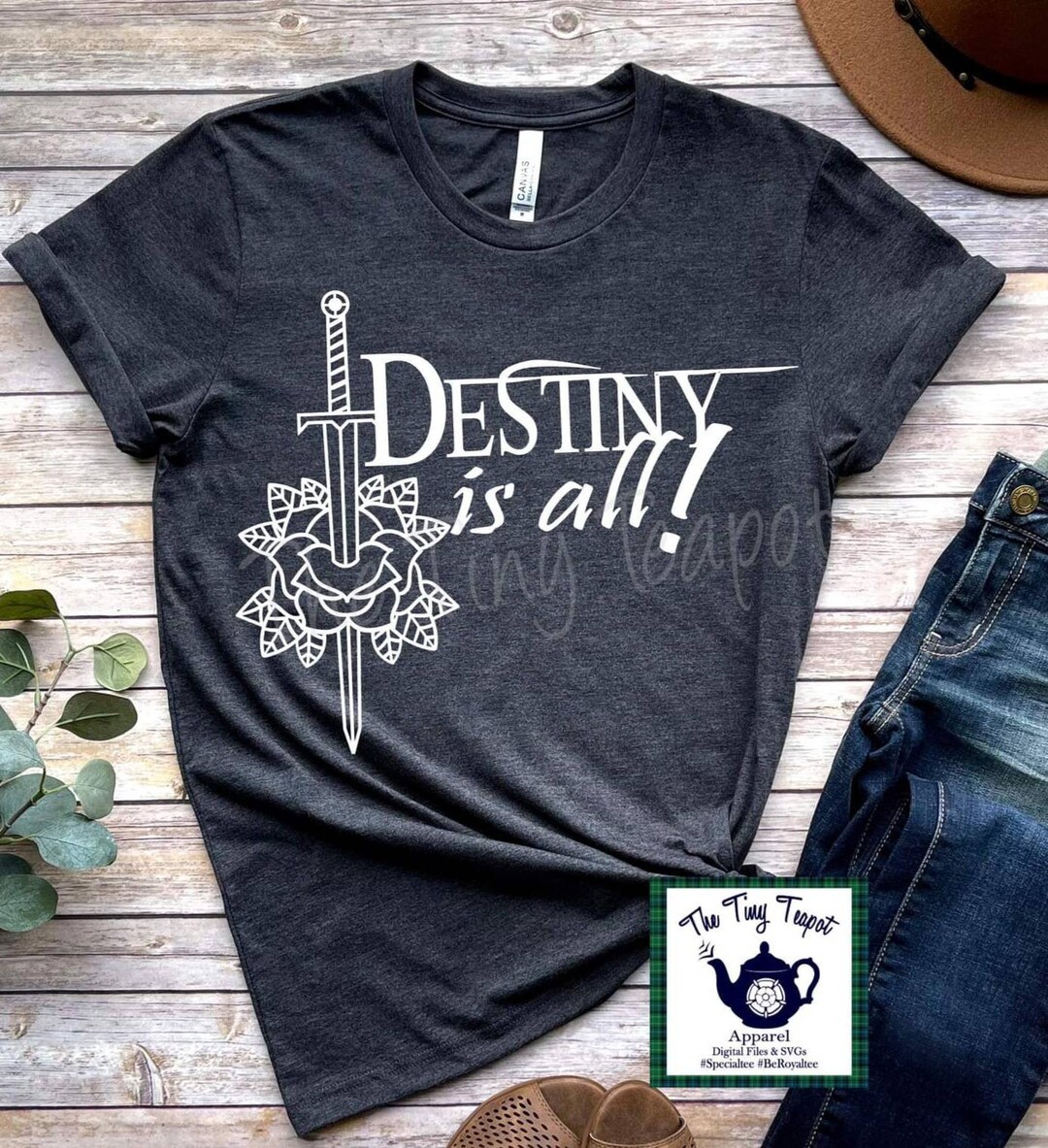Destiny is All Tshirt, Last Kingdom, Period Drama, Birthday Gift ...