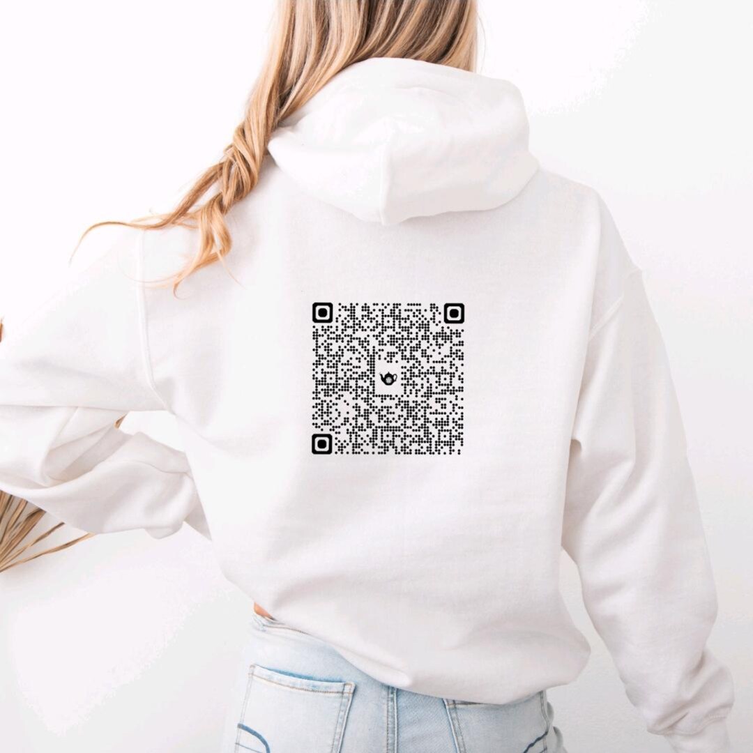 Business Merch, QR Code Hoodie Promotional Items, Small Business - Etsy
