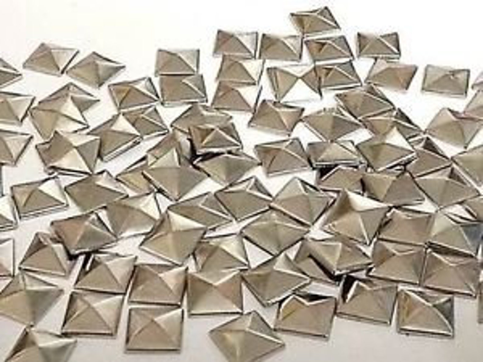 Craftbuddyus 50pcs 9mm Silver Hot Fix Pyramid Studs, DIY Fashion - Etsy