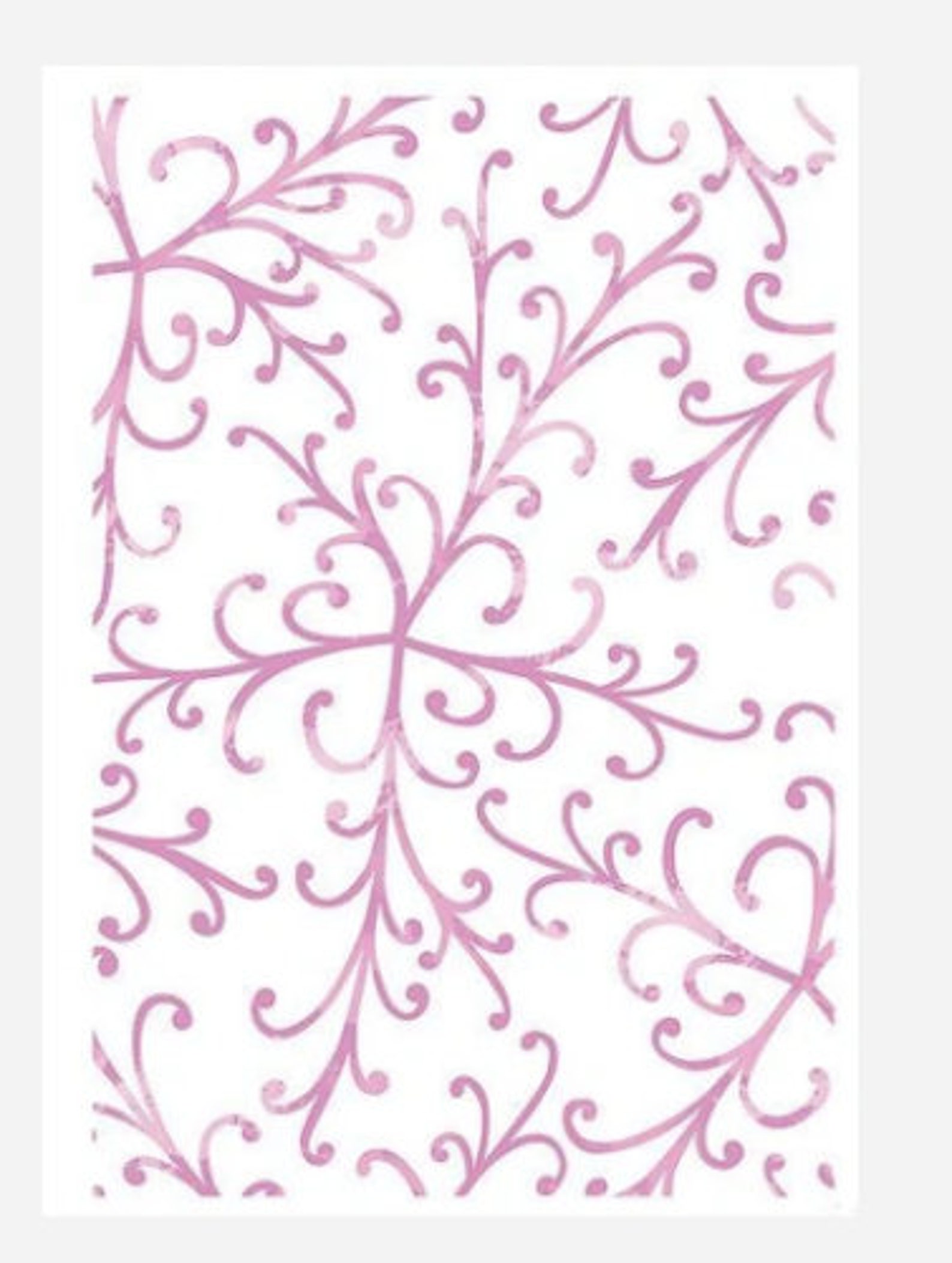 Craftbuddyus Pretty Flourish Stencil DBST09 | Etsy