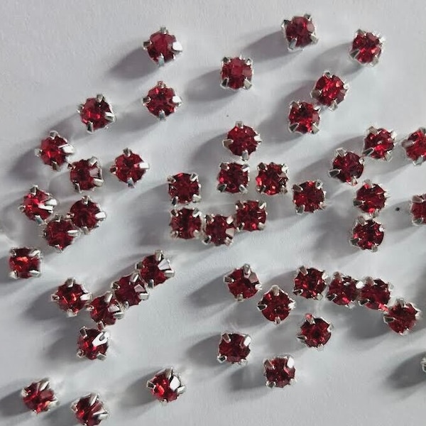 Red Gems - Etsy