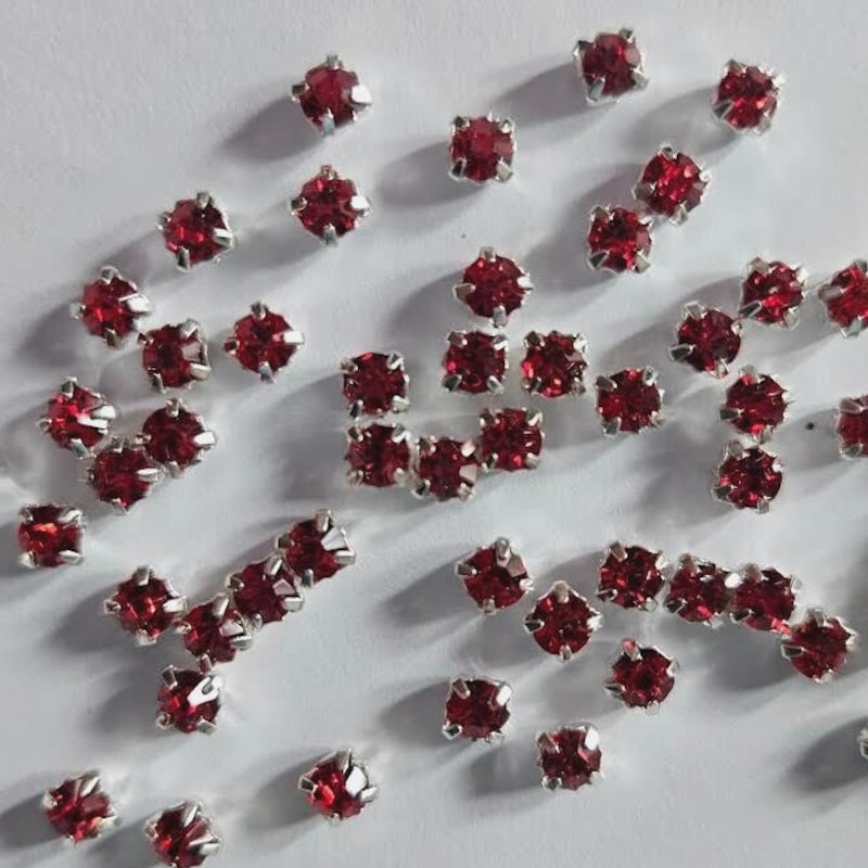 Sew on Rhinestones Flower - Etsy