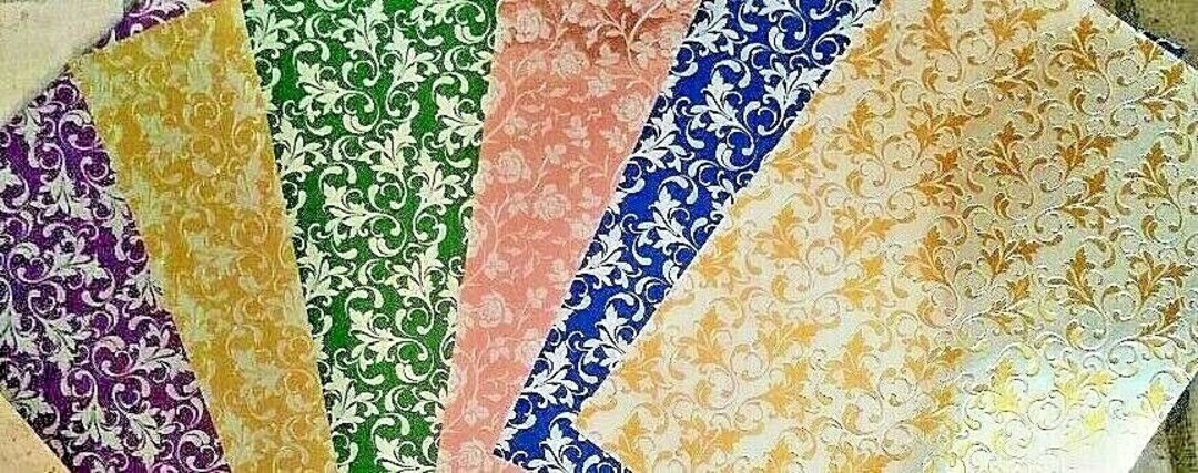 Craftbudyus Mixed Color Sheets of Swivel Design Card/crafting Paper - 6 ...