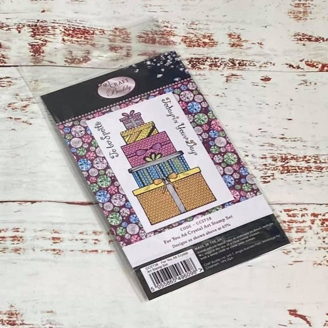 Craft Buddyus CCST38: Craft Buddy Crystal Art GIFTS FOR YOU A6 Stamp ...