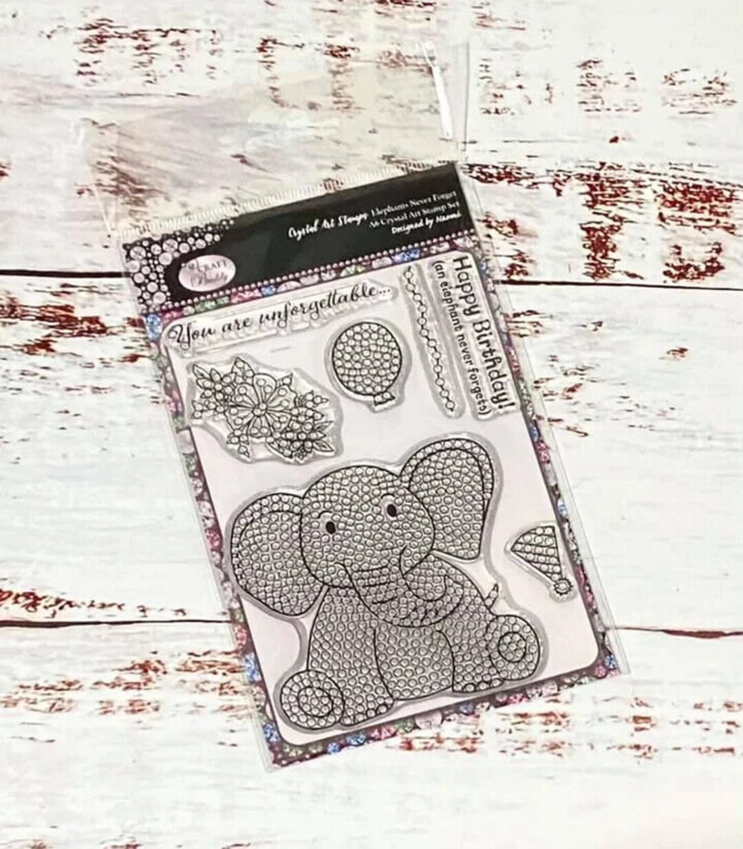 Craft Buddyus CCST59: Craft Buddy Elephants Never Forget A6 Premium ...