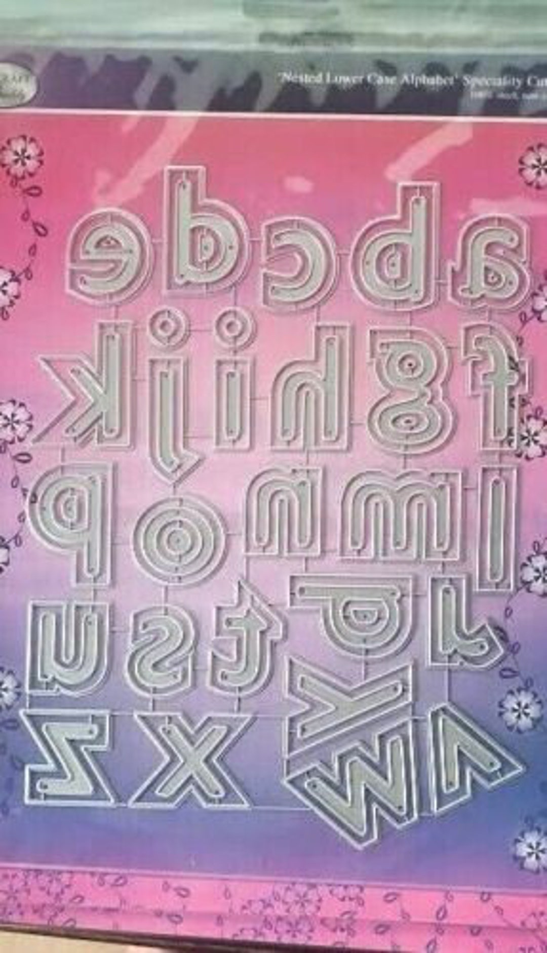 Craftbuddyus Nested Lower Case Alphabet Die Set - 65 Dies (CBD21) - Etsy
