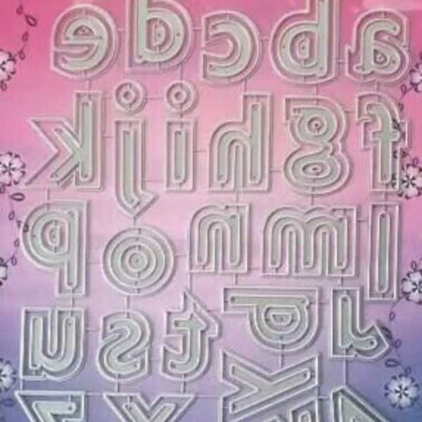 Alphabet Dies - Etsy