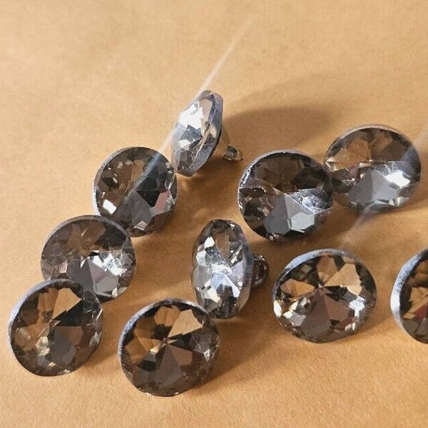 Crystal Buttons - Etsy