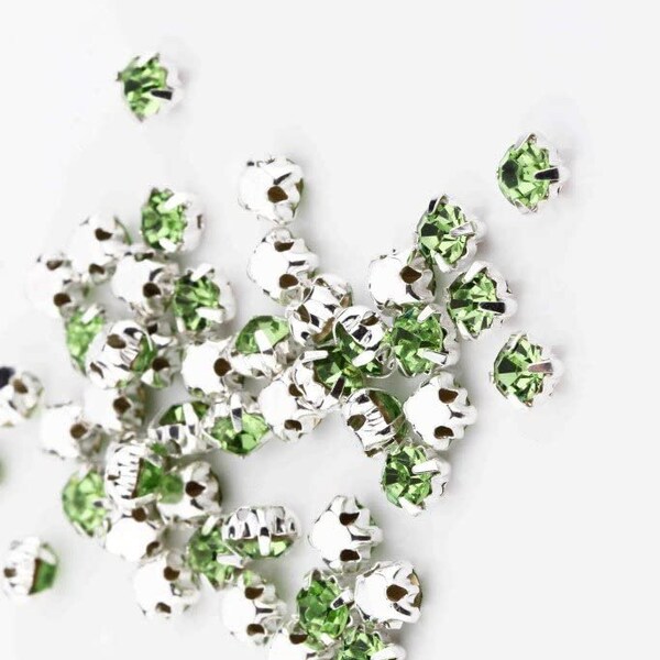 Lime Green Silver - Etsy