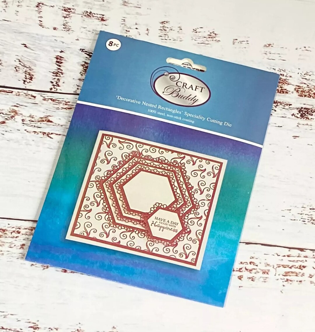 Craftbuddyus CBD40: Craft Buddy Decorative Nested Hexagon Die Set - Etsy