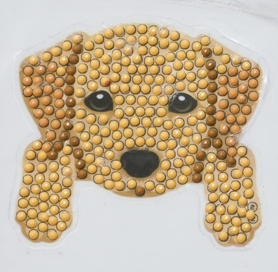 Craft Buddyus CAMK 13 Dog Crystal Art Sticker Motif Kit - Etsy