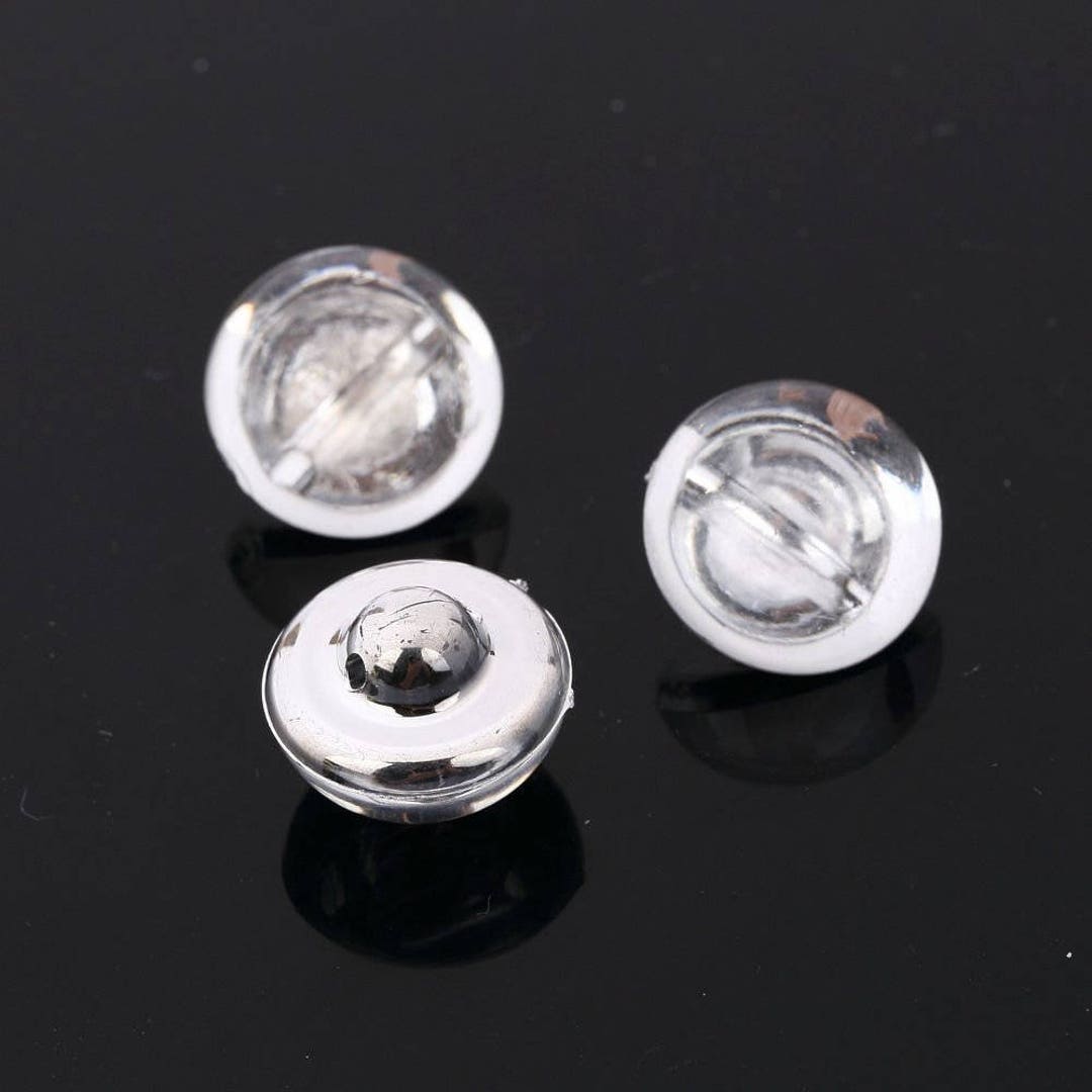 Craftbuddyus AB2 18mm 20pcs CLEAR Sew on Diamante Acrylic Crystal ...
