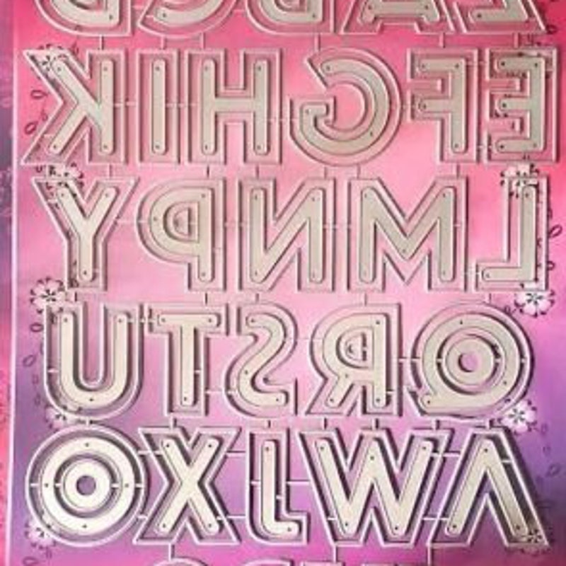 Alphabet Die Cut - Etsy