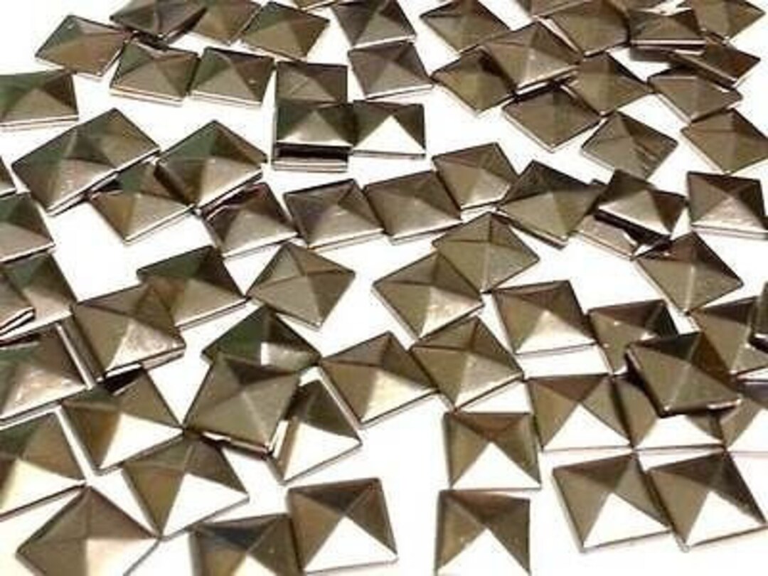 Craftbuddyus 9mm Gunmetal 50pcs Pyramid Hot Fix Studs, DIY Fashion - Etsy