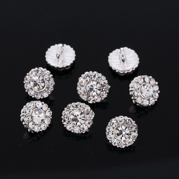 Silver Buttons - Etsy