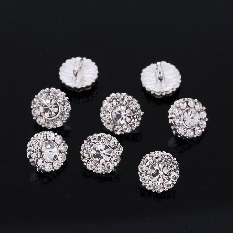 Silver Buttons - Etsy