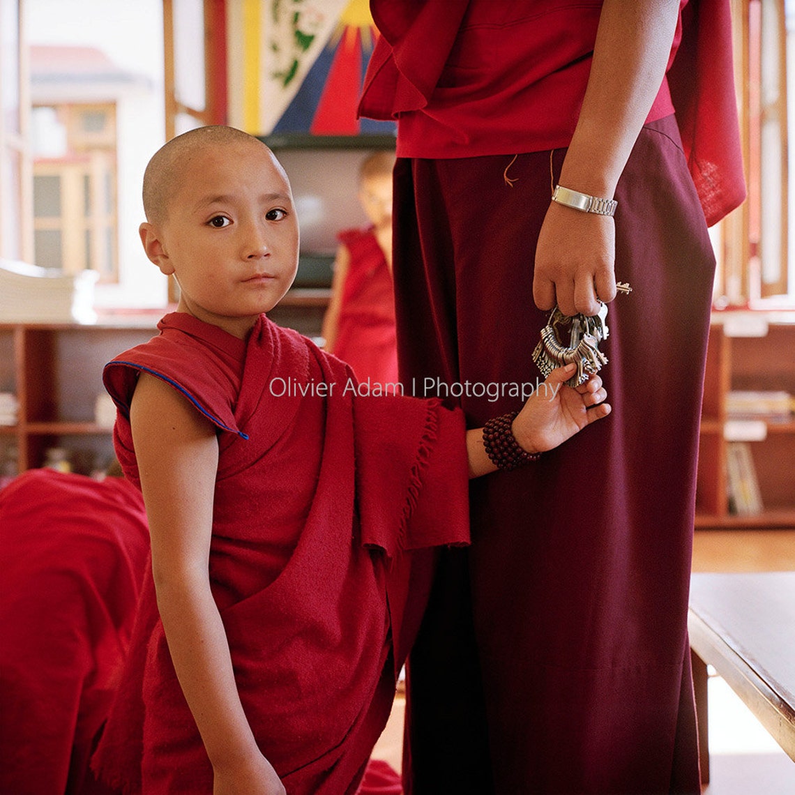 Tsewang Zangmo, a Young Novice in the Shugsep Nunnery, Has Just Arrived ...