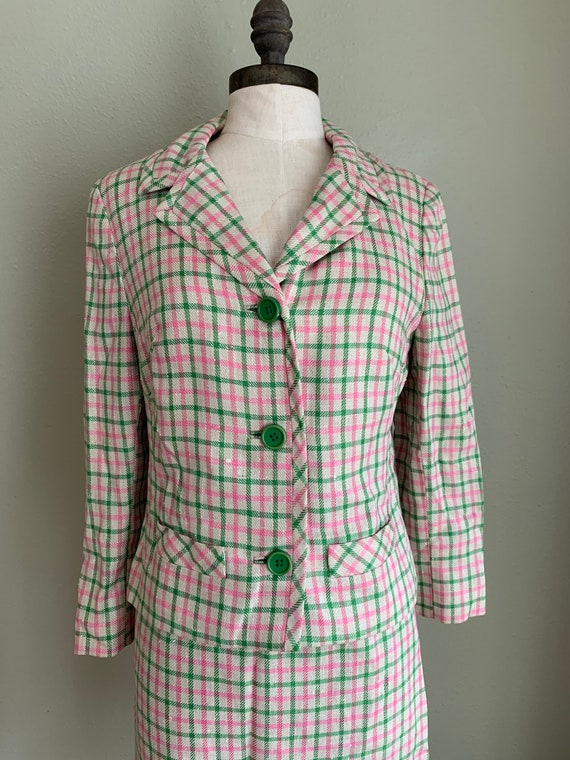 Vintage 1960s Kelly Green mini dress - Gem