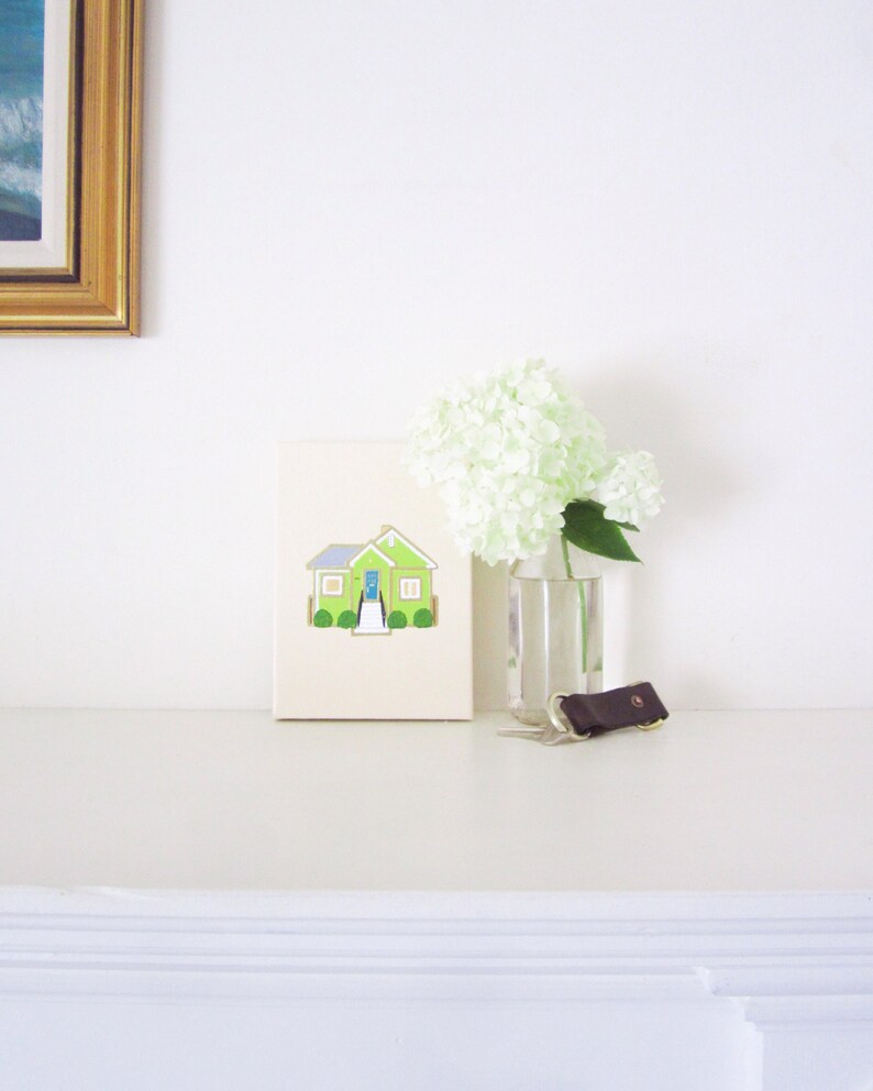 CUSTOM HOUSE PORTRAIT - Custom Wedding Gift - Custom Home Portrait ...