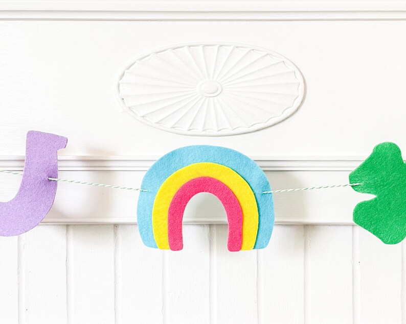 LUCKY CHARMS GARLAND Felt Lucky Charms Cereal Decoration - Etsy