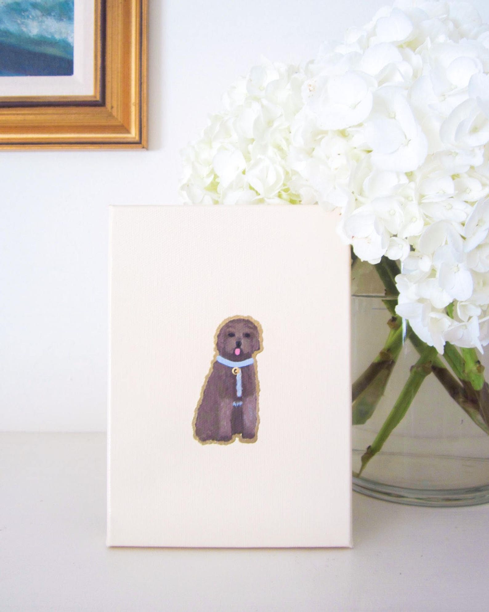 CUSTOM DOG PORTRAIT Personalized Dog Portrait Custom Pet - Etsy