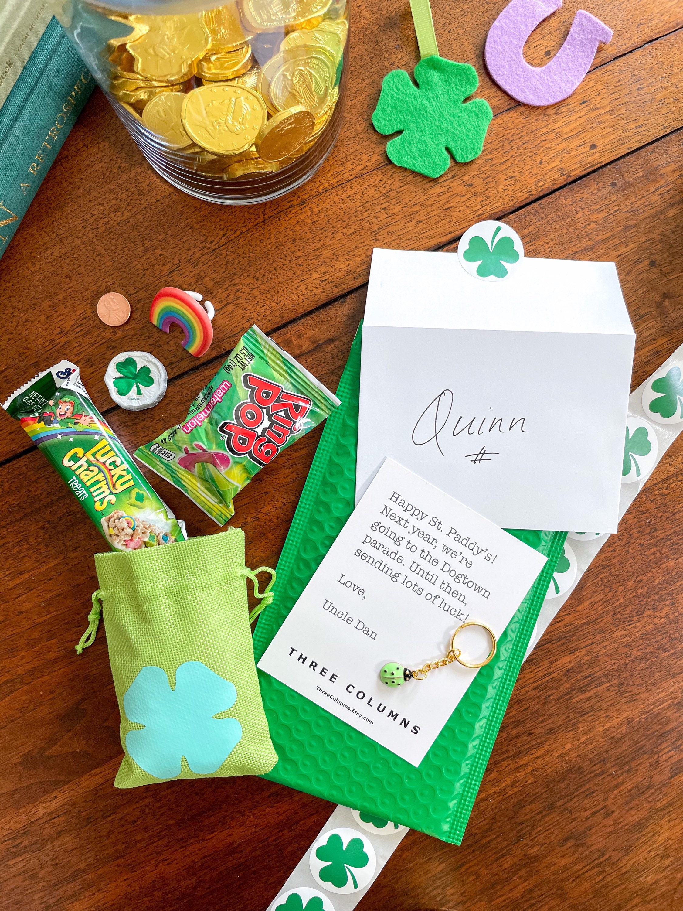 LUCKY CHARMS Treat Bag St. Patricks Day Care Package St. - Etsy