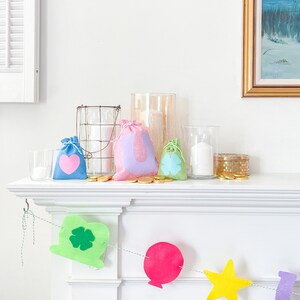 LUCKY CHARMS GARLAND - Felt Lucky Charms Cereal Decoration - St ...