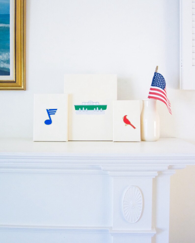 BLUE NOTE PAINTING Gold St. Louis Blues Fan Art St. Louis | Etsy