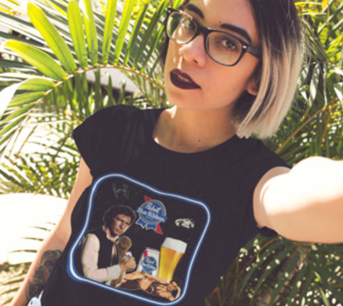 Star Wars PBR Mashup Parody T-shirt Jared Swart Artwork Sizes - Etsy