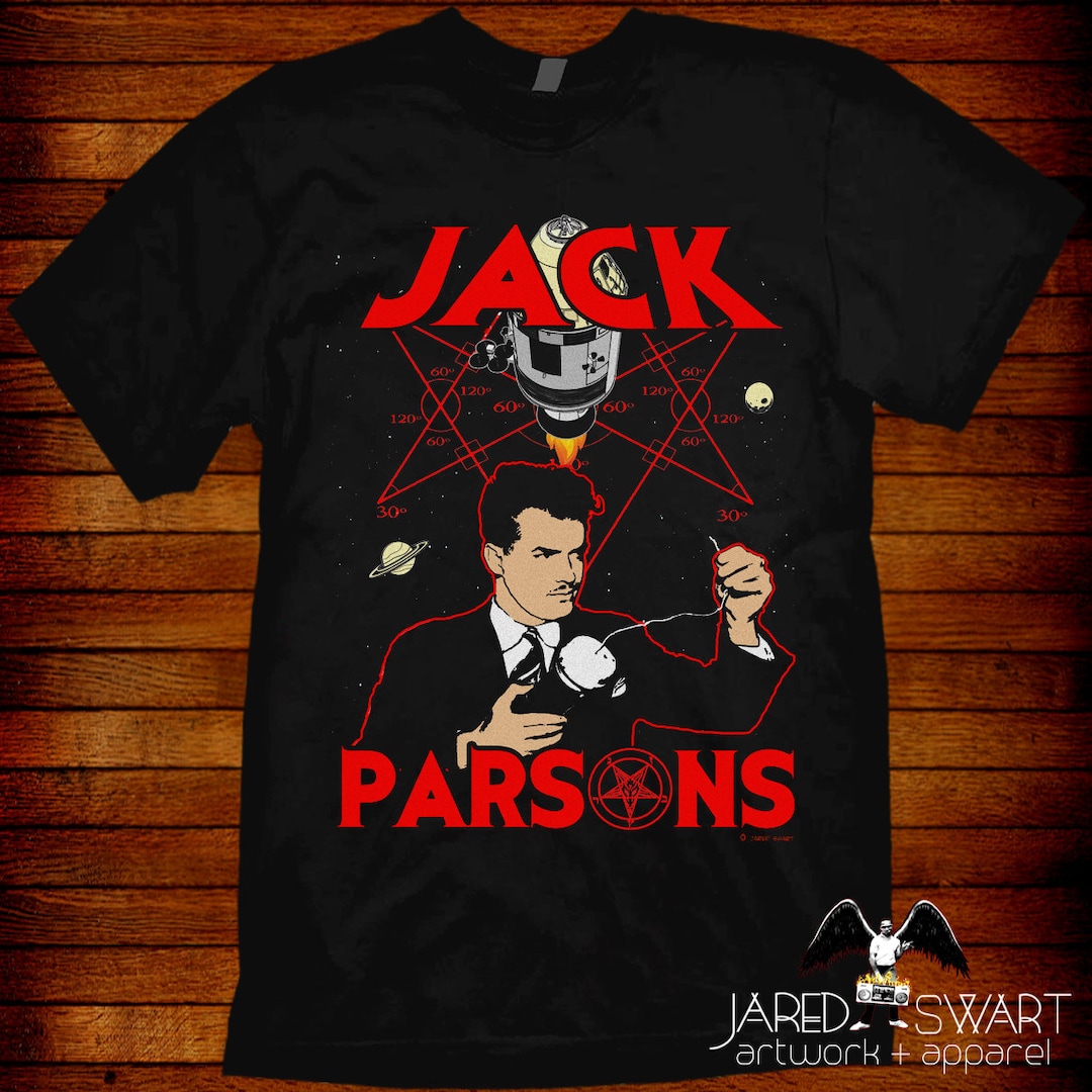 Jack Parsons T-shirt Jared Swart Artwork Sizes S M L Xl 2xl 3xl 4xl 5xl ...